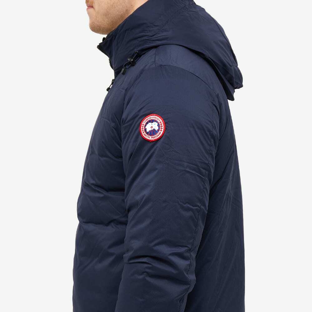 Canada Goose Men's Lodge Hooded Jacket in Atlantic Navy Canada Goose
