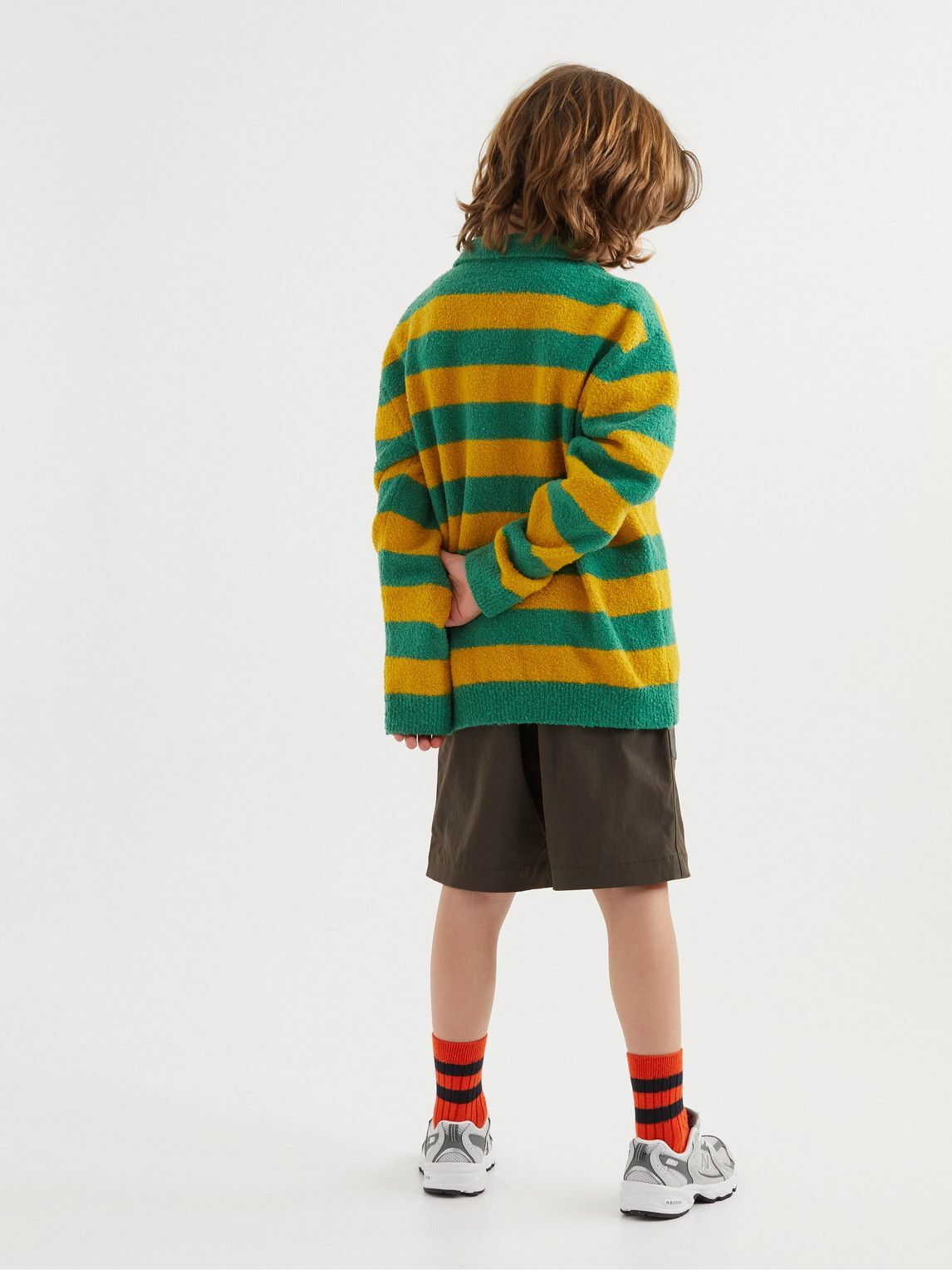 ARKET Kids - Ralph Stretch Recycled Twill Chino Shorts - Green ARKET