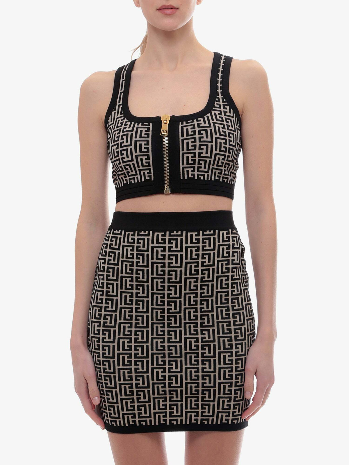 Balmain Top Black Womens Balmain