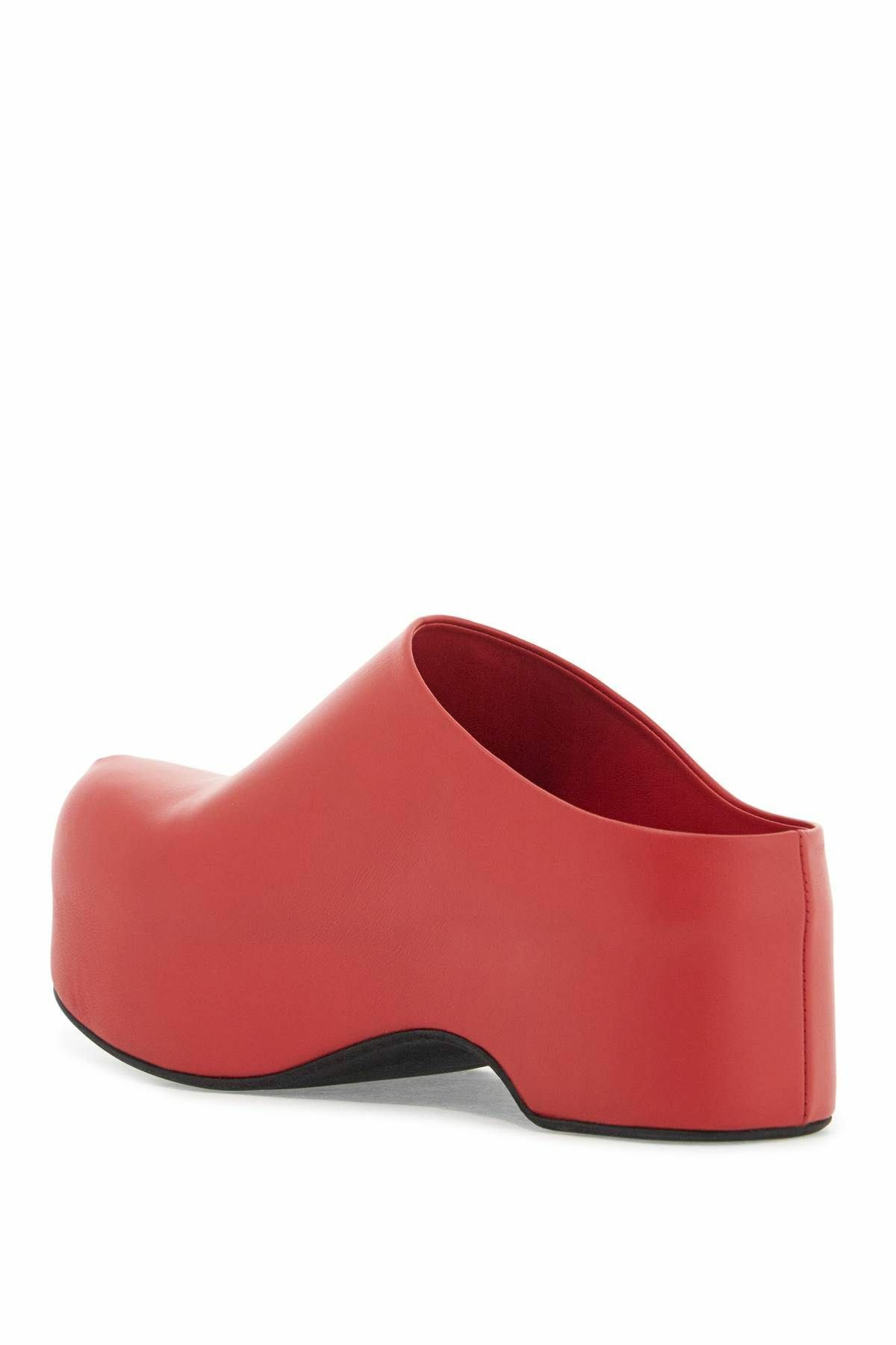 MARNI chunky clog sabot with Red Marni