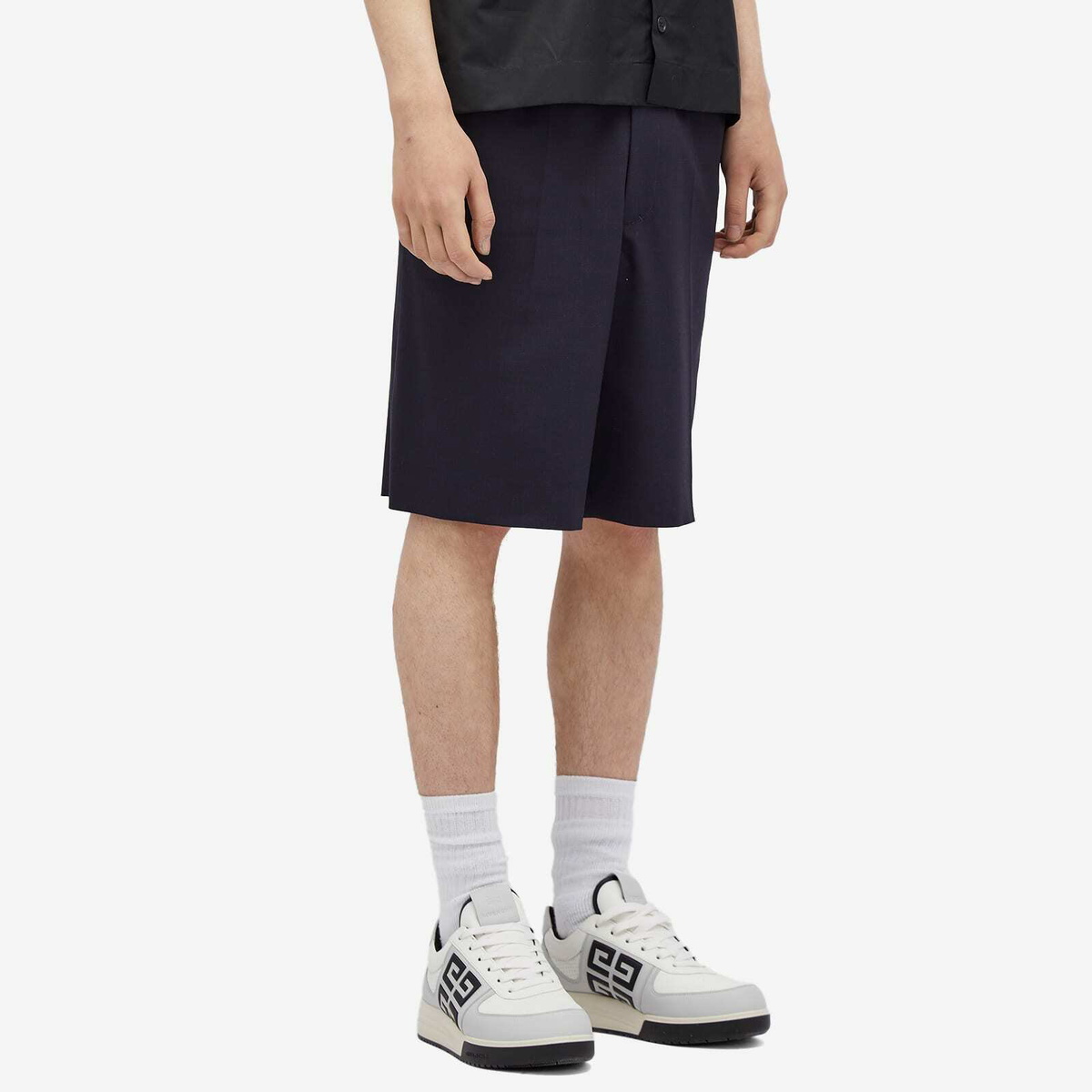Givenchy Men's Tailored Jogger Shorts in Night Blue Givenchy