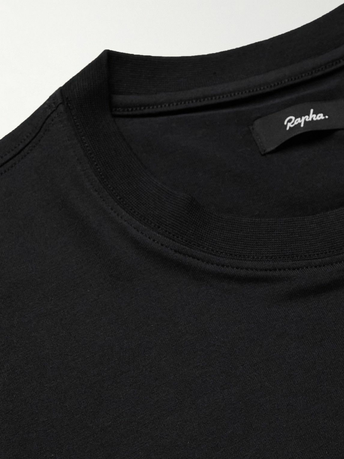 Rapha - Logo-Embroidered Cotton-Jersey T-Shirt - Black Rapha