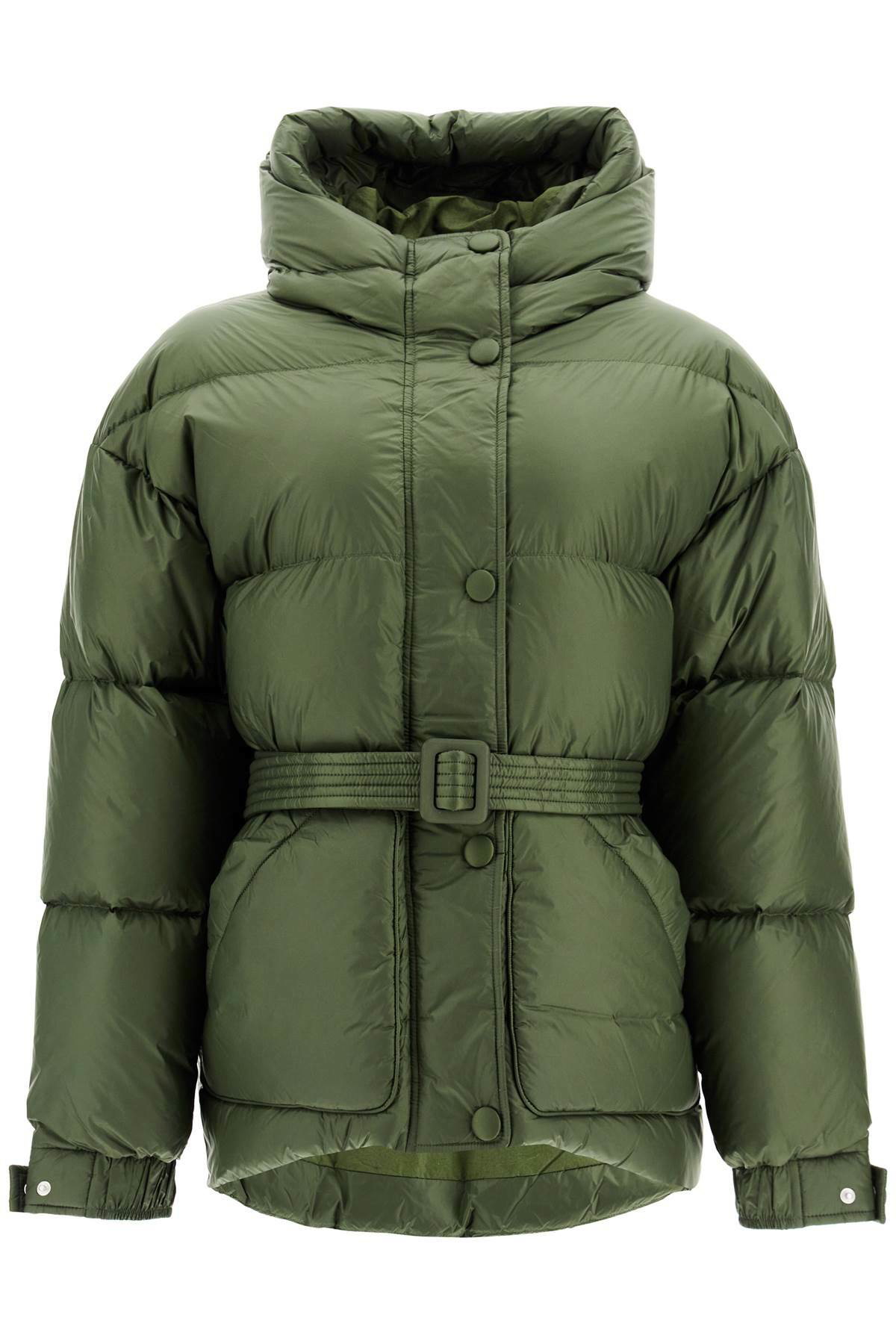 IENKI IENKI michlin belted down jacket Green Ienki Ienki