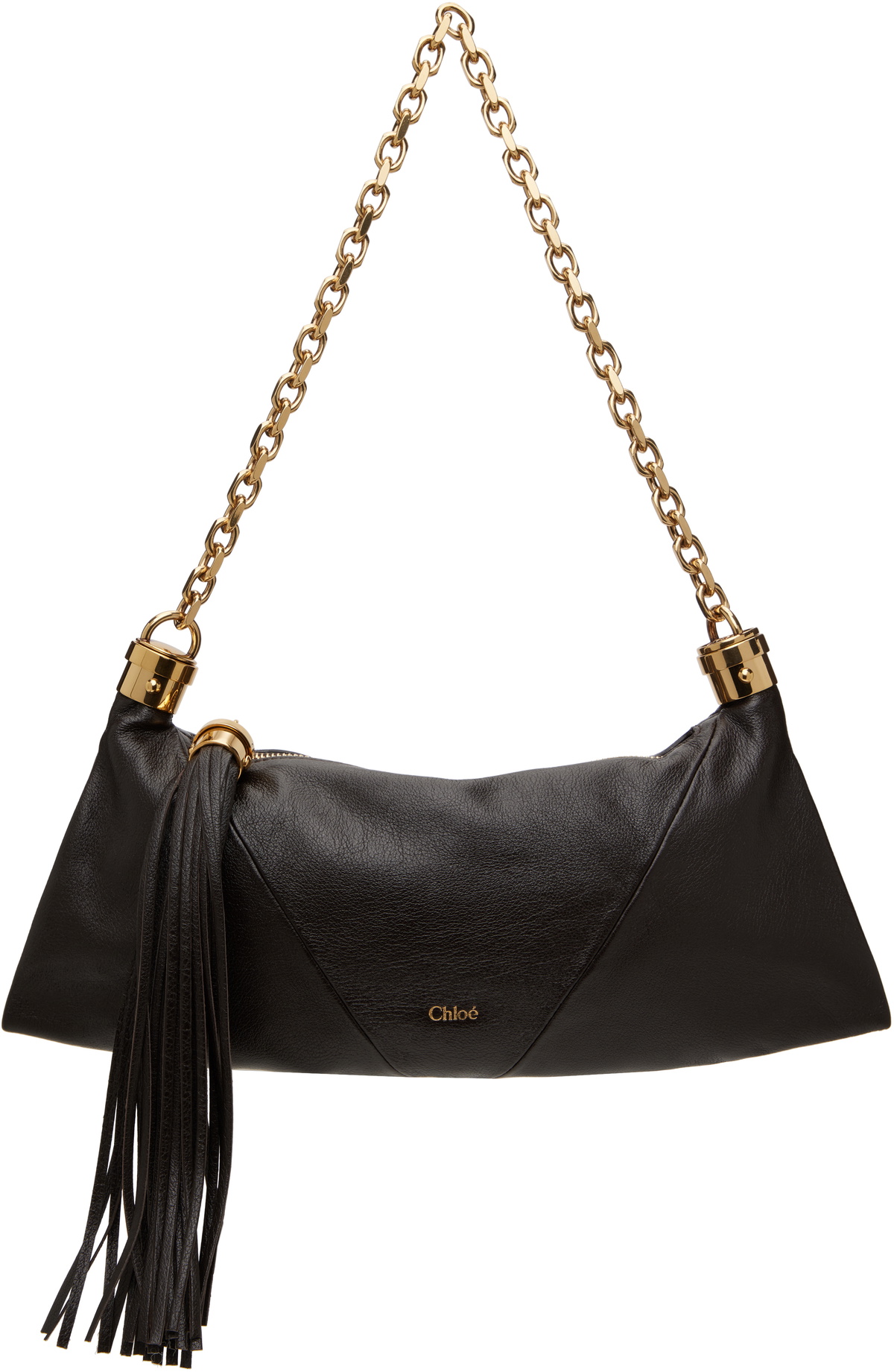 Chloé Brown Small 'Chloé Foulard' Shoulder Bag Chloe