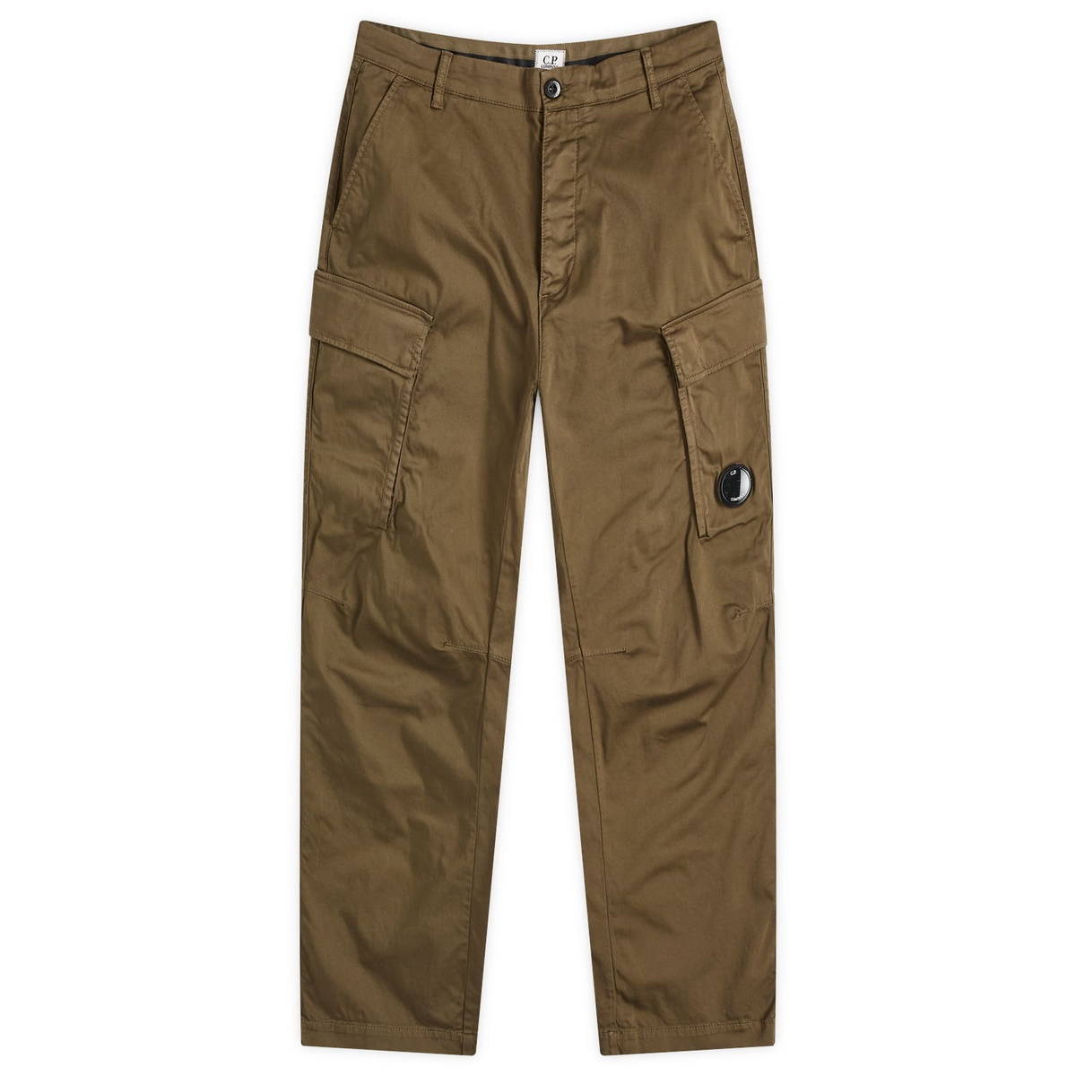 C.P. Company Men's Stretch Sateen Loose Cargo Pants in Ivy Green C.P ...