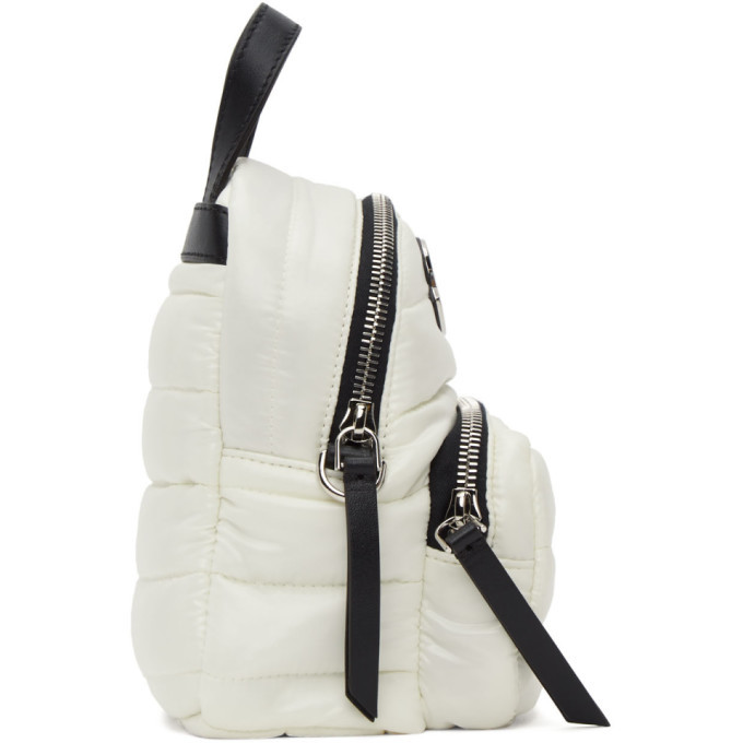Moncler White Kilia PM Backpack Moncler