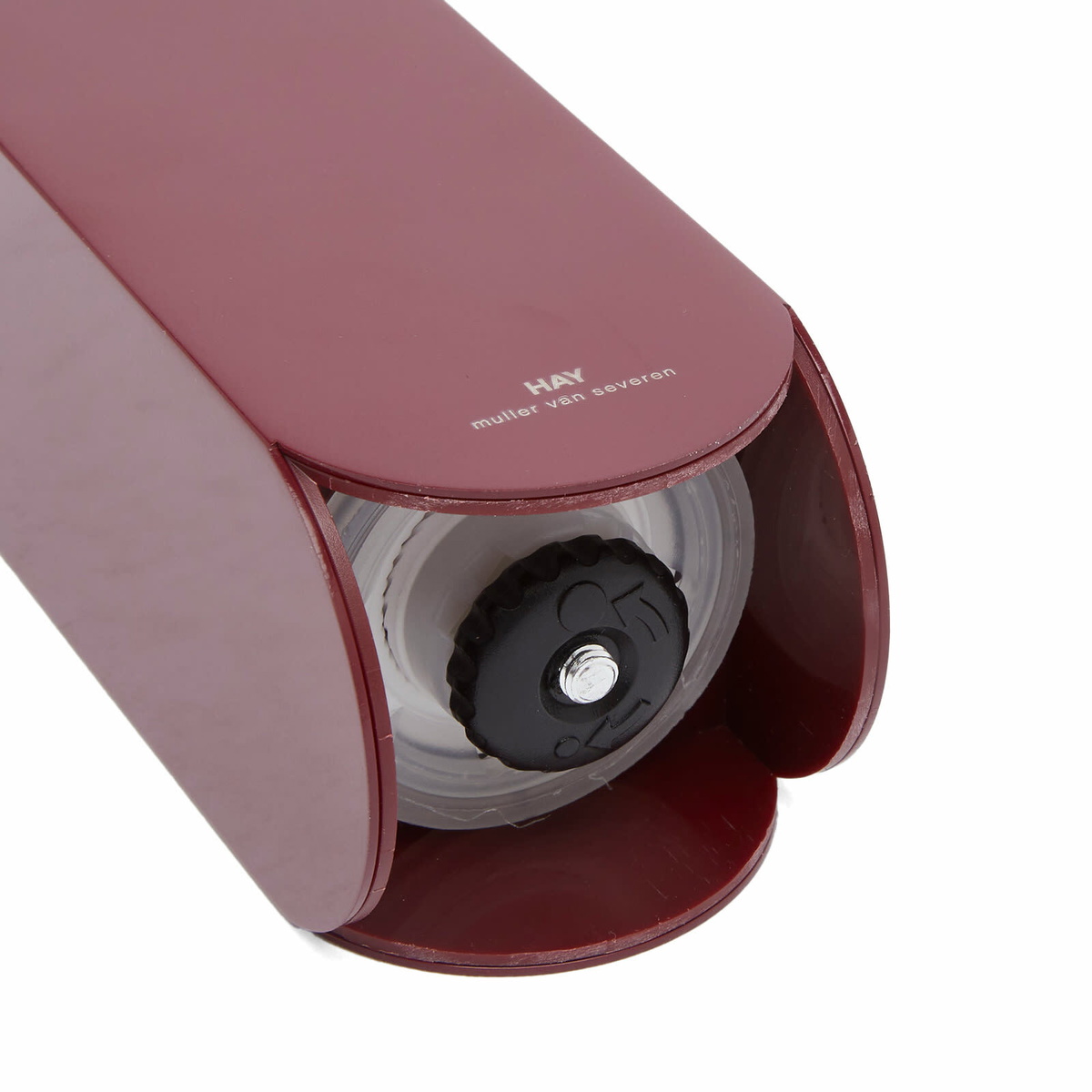 HAY Arcs Salt & Pepper Grinder in Burgundy HAY