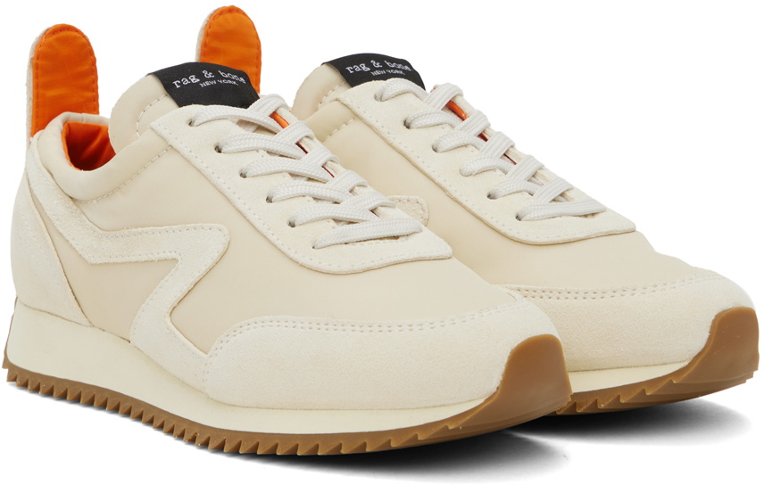 rag & bone Off-White Retro Runner Bomber Sneakers Rag and Bone