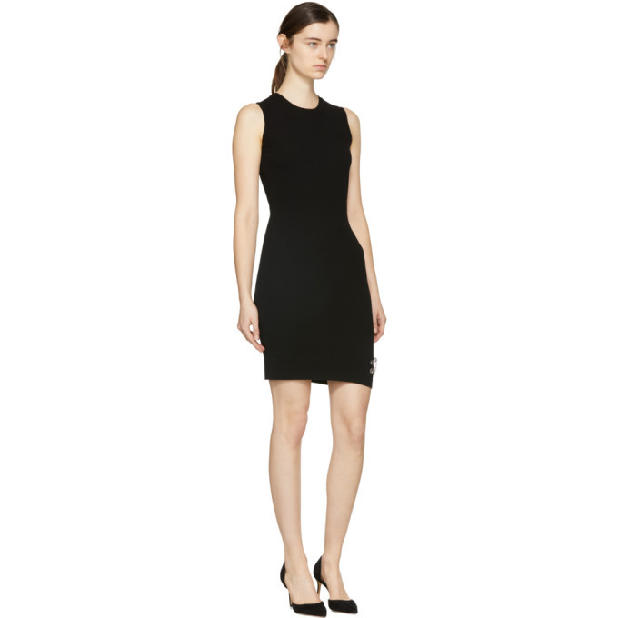 Versus Black Bodycon Safety Pin Dress Versus