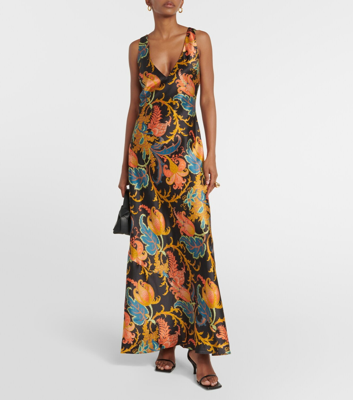 SIR Artiste printed silk maxi dress SIR.