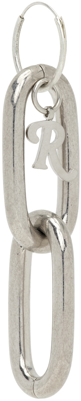 Raf Simons Silver Chain Earring Raf Simons