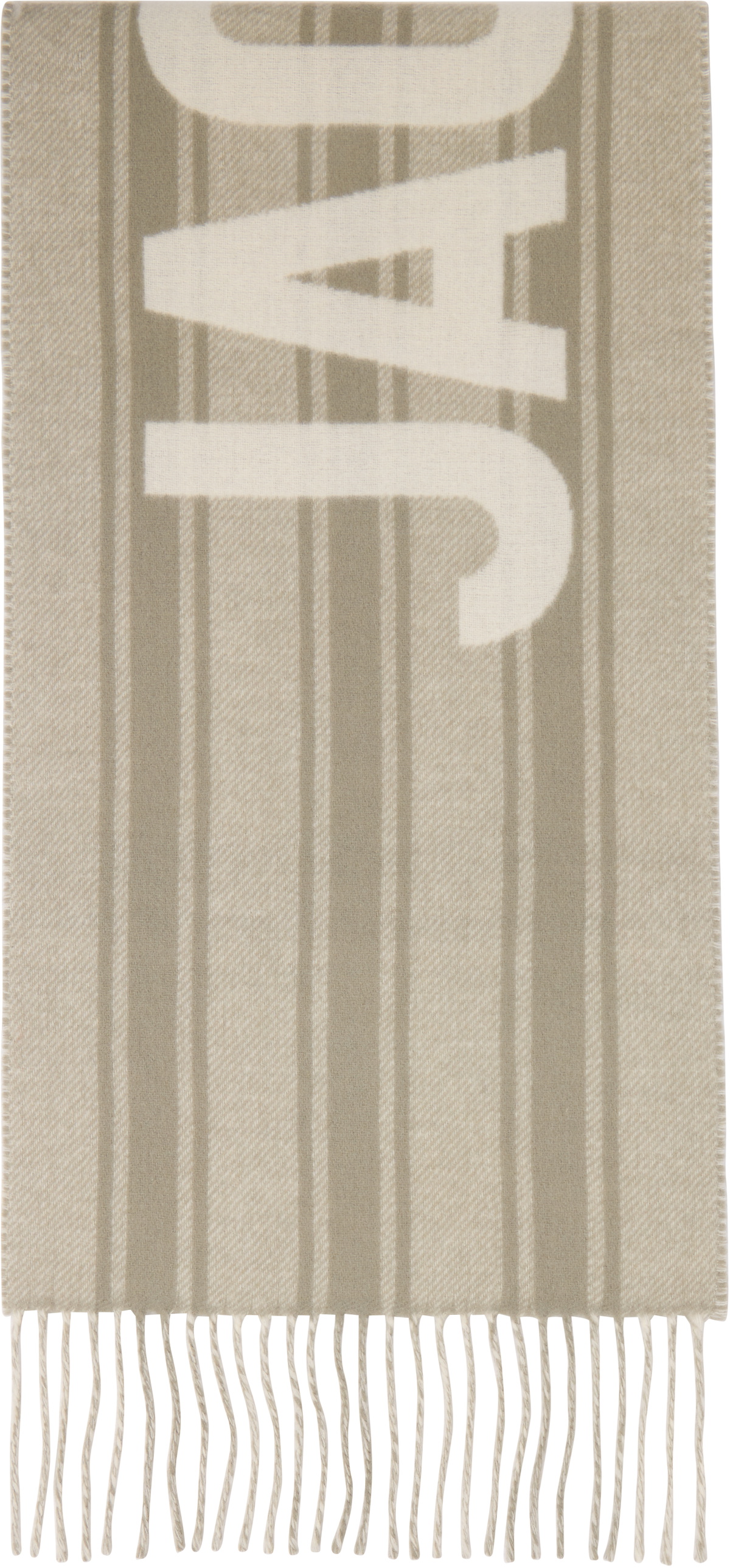 JACQUEMUS Gray 'The Jacquemus' Scarf Jacquemus