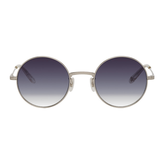 Garrett Leight Silver Seville Sunglasses Garrett Leight