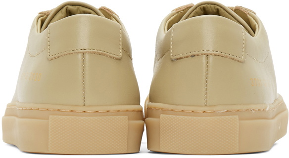 Common Projects Beige Original Achilles Low Sneakers Common Projects
