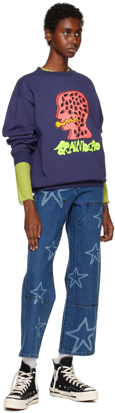 Brain Dead Blue Stars Jeans Brain Dead