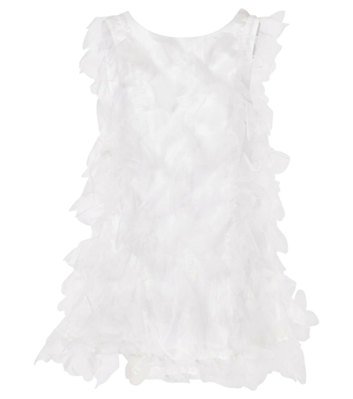 Susan Fang Floral-appliqué tulle minidress Susan Fang