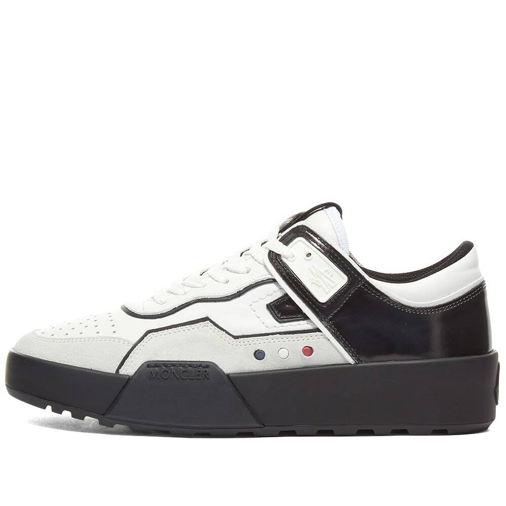 Moncler Men's Promyx Space Sneakers in White/Black Moncler