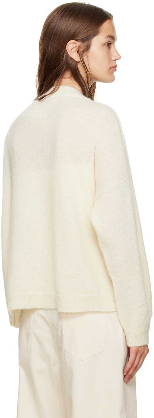 CORDERA Off-White Asymmetric Cardigan CORDERA