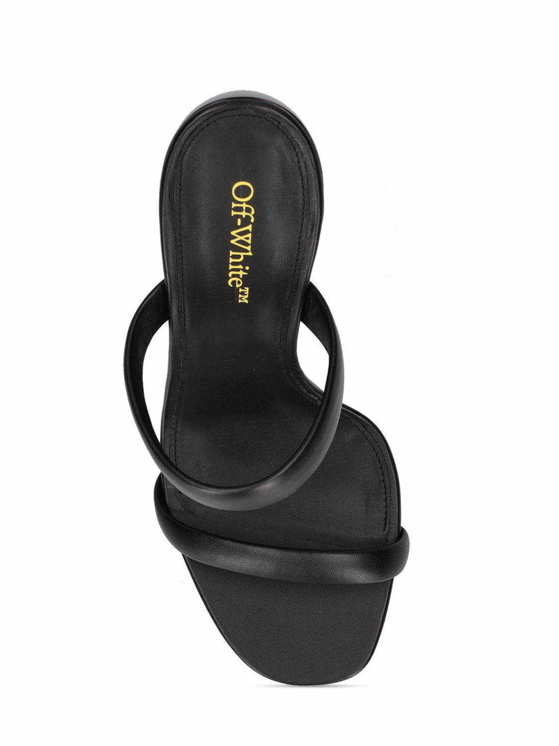 OFF-WHITE 90mm Pop Leather Sandals Off-White