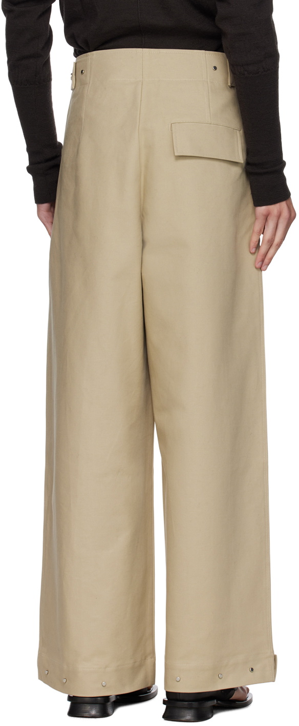 Birrot Beige Giwa Trousers Birrot