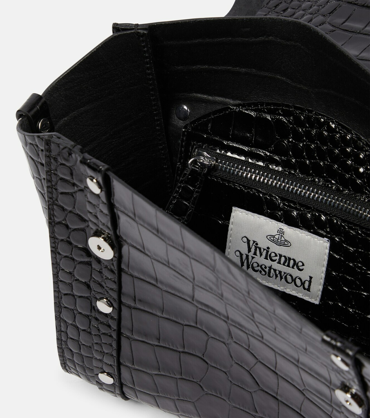 Vivienne Westwood - Betty Small croc-effect leather tote bag Vivienne Westwood