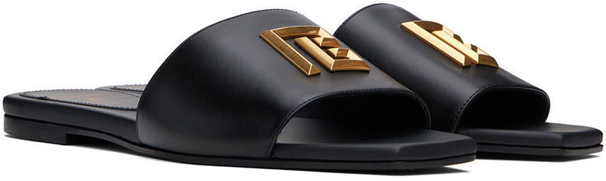 Balmain Black Dafne Slides Balmain