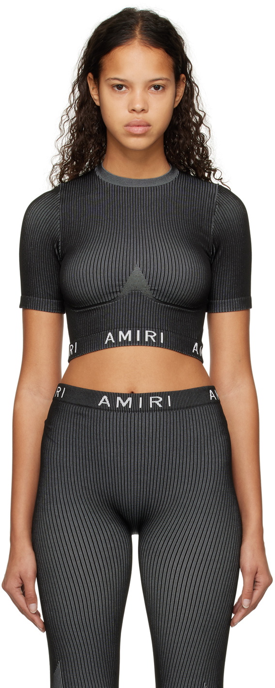AMIRI Black Seamless Top Amiri