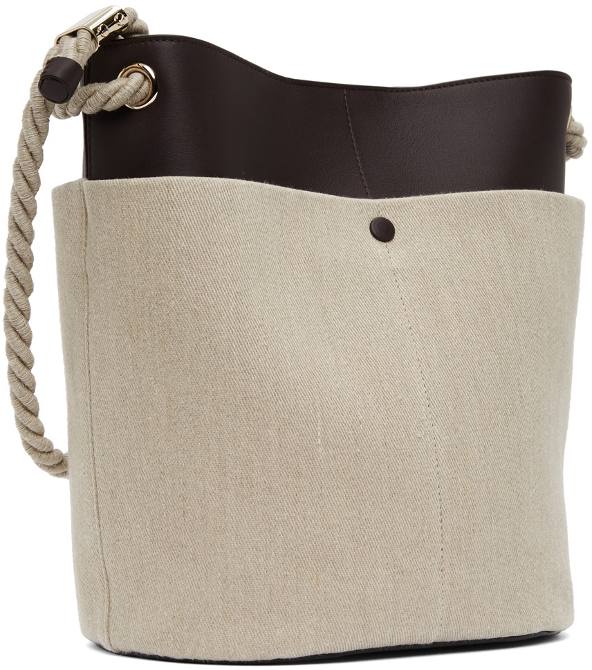 Chloé Beige & Brown Medium Key Shoulder Bag Chloe