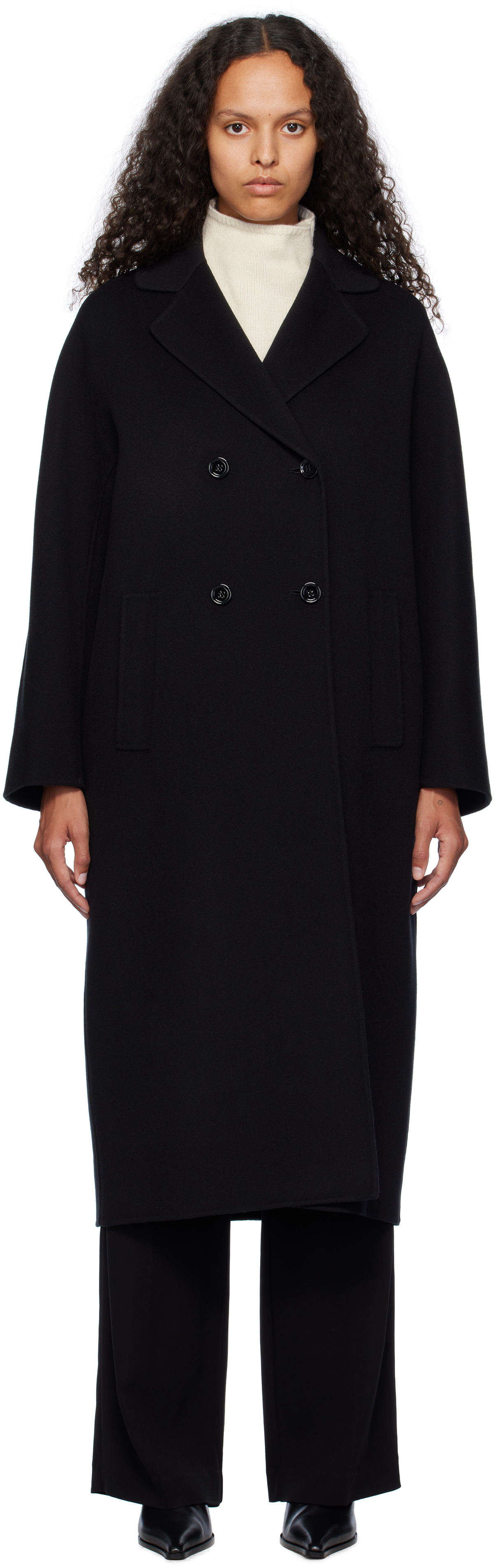 Max Mara Black Capi Coat Max Mara