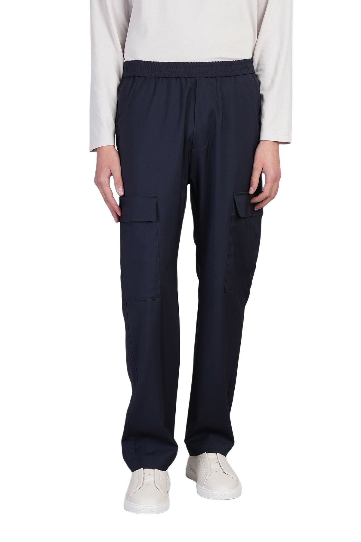 Barena Tagio Pants In Blue Wool Barena