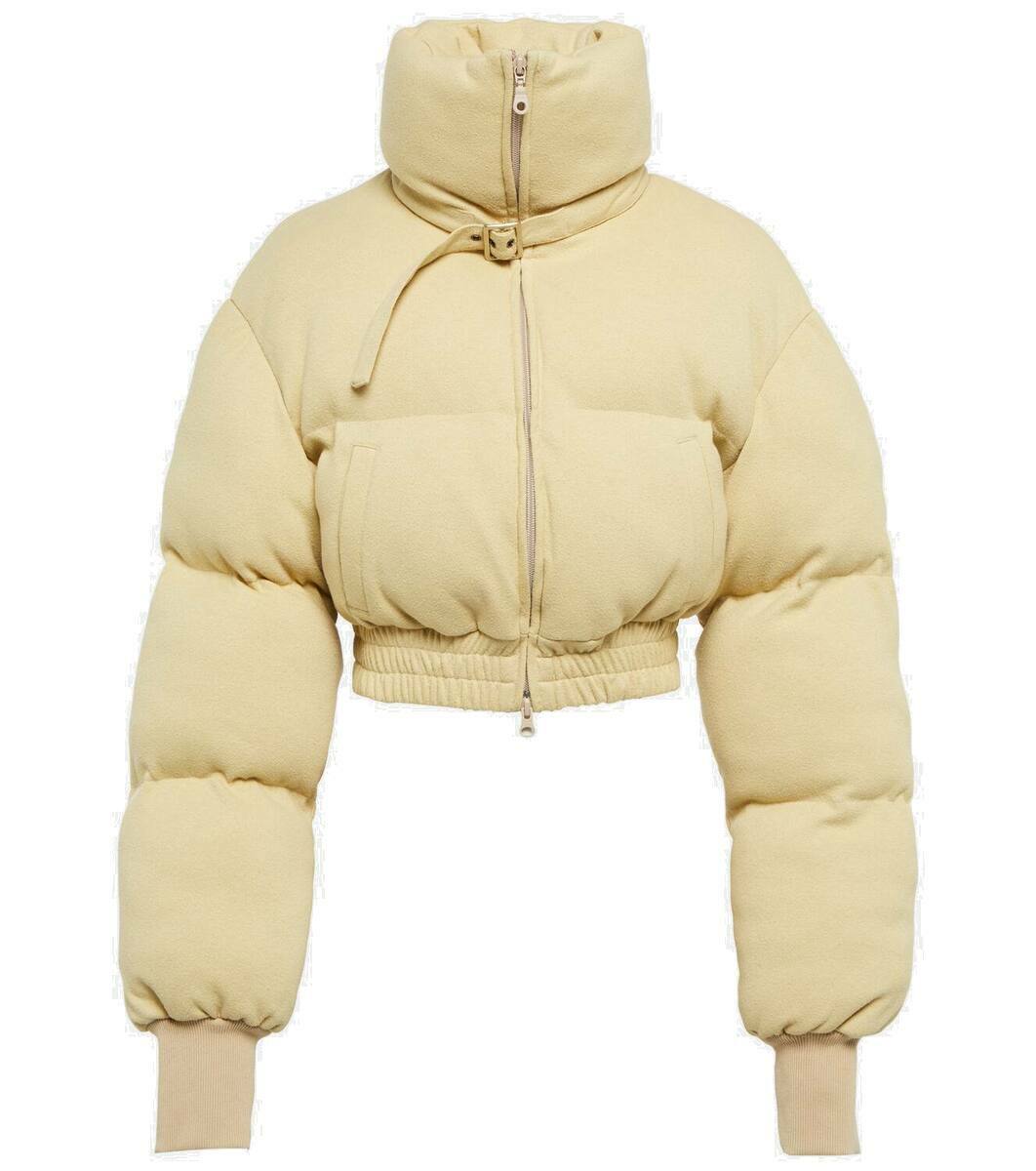 Didu Cropped fleece puffer jacket Didu