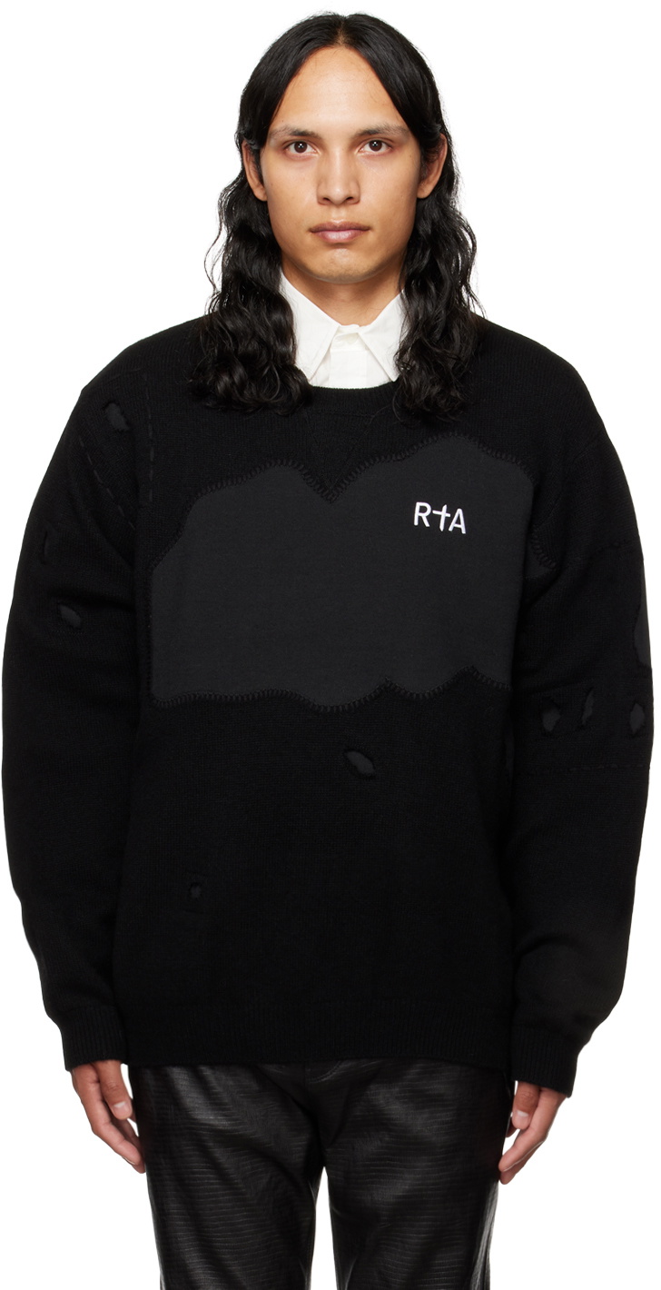 RtA Black Creed Sweater RtA