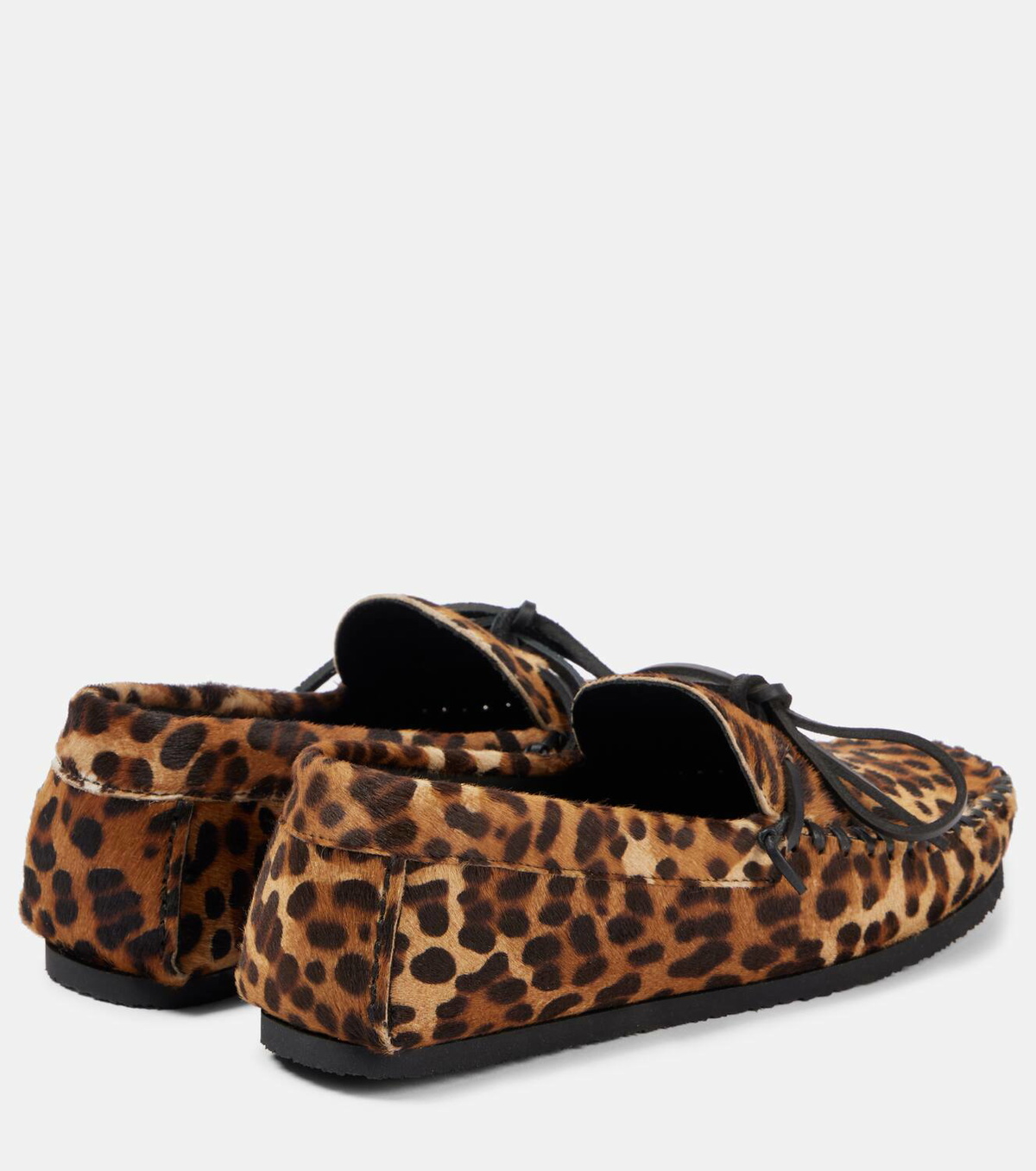 Isabel Marant Fitza leopard-print pony hair loafers Isabel Marant