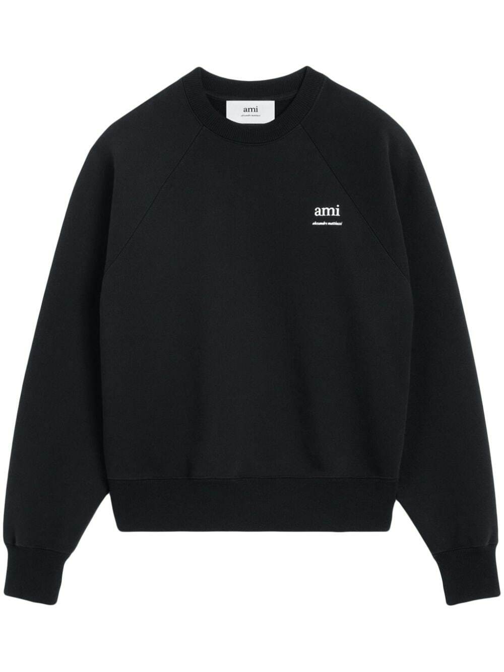 AMI PARIS - Logo Organic Cotton Sweatshirt AMI