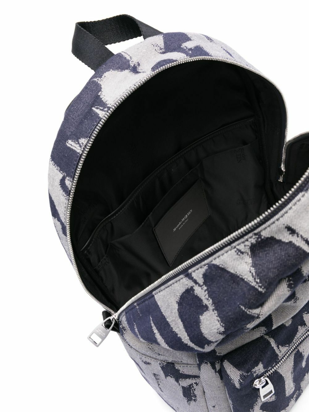 Alexander McQueen Printed Canvas Backpack Alexander McQueen