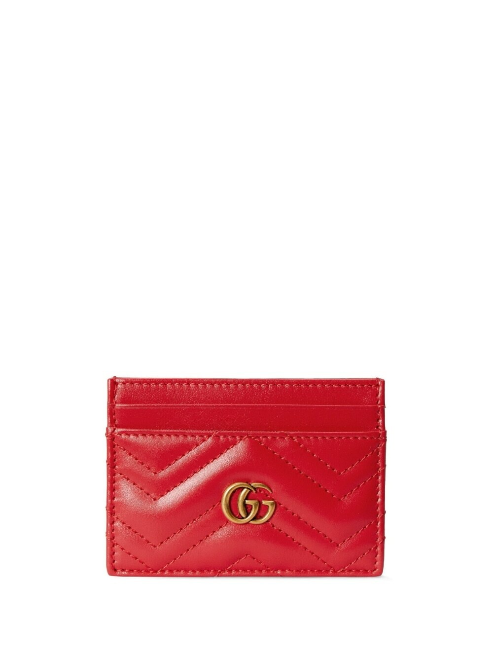 GUCCI - Gg Marmont Leather Credit Card Case Gucci