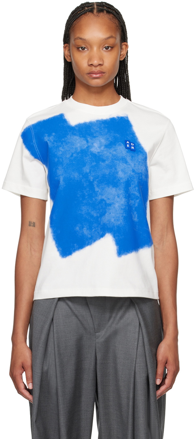 ADER error White TRS Tag T-Shirt ADER error