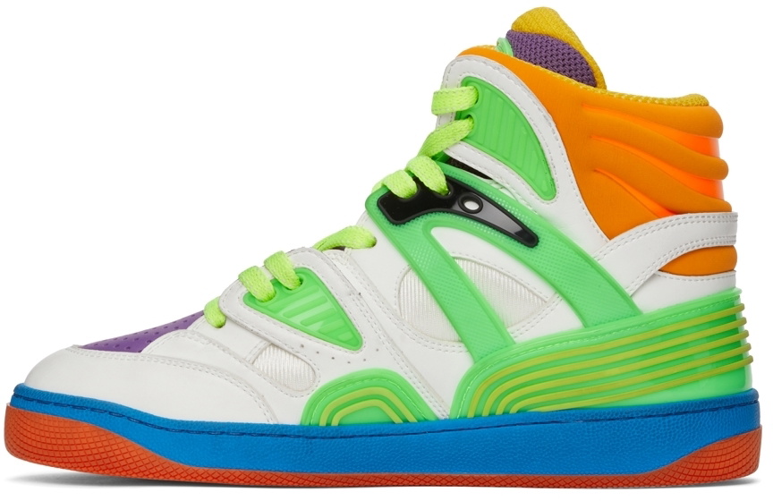 Gucci Multicolor Basket High-Top Sneakers Gucci