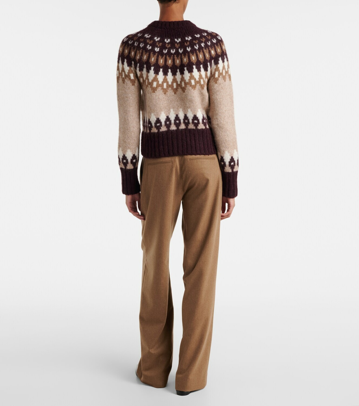 Veronica Beard Christina Fair Isle alpaca-blend cardigan Veronica Beard