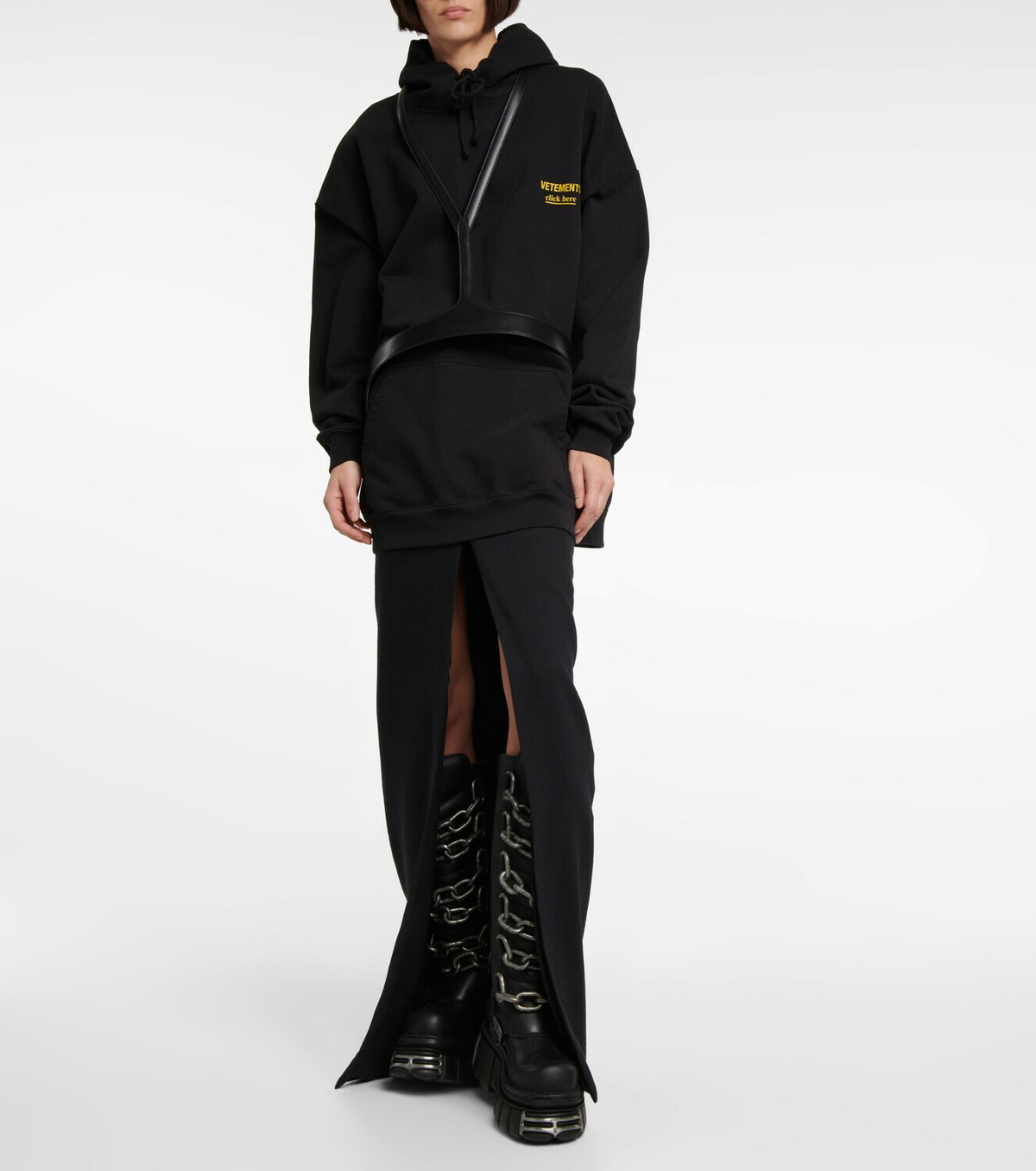 Vetements x New Rock leather platform boots Vetements