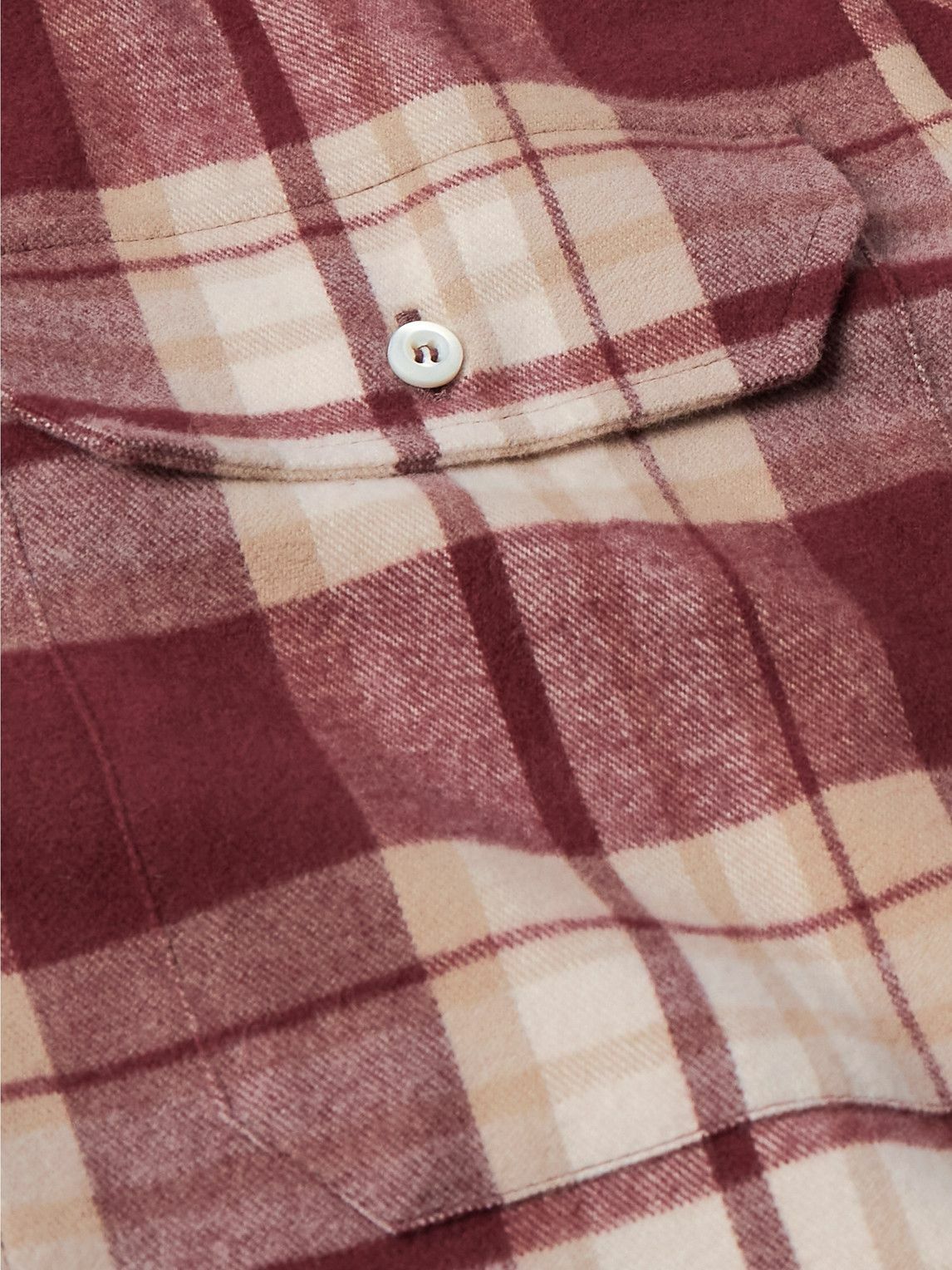 Brunello Cucinelli - Checked Cotton-Flannel Shirt - Red Brunello Cucinelli