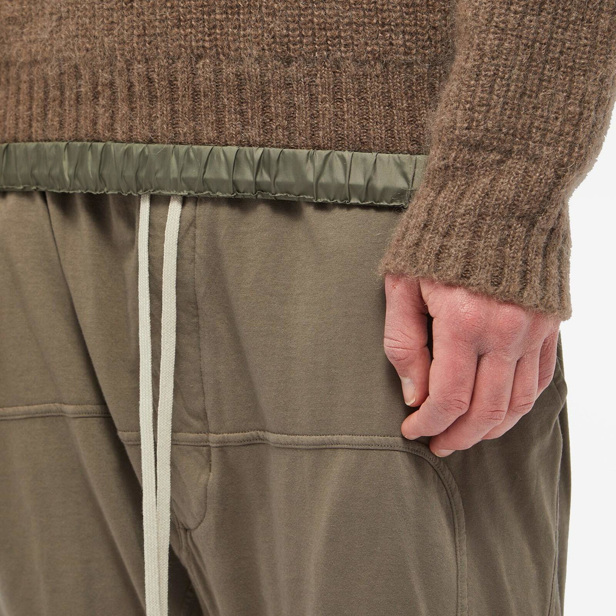 Rick Owens DRKSHDW Men's Prisoner Drawstring Pant in Dust Rick Owens ...