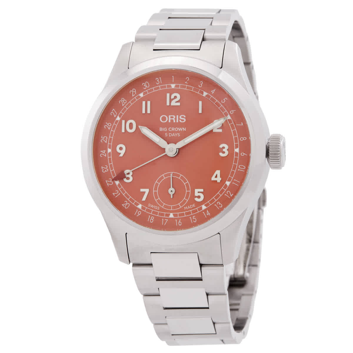 Oris Big Crown Pointer Date Automatic Red Dial Watch 01 403 7799 4068 ...