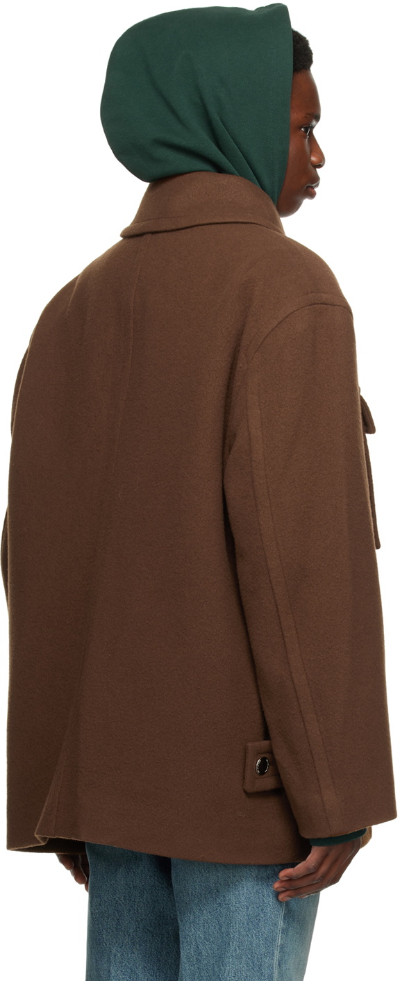 Solid Homme Brown Pocket Jacket Solid Homme