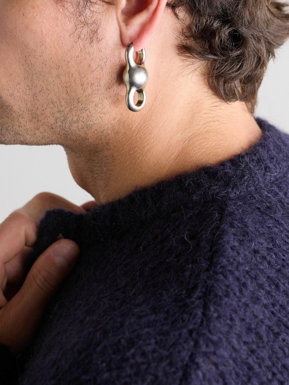 Acne Studios - Agoflus Ball Silver-Tone Earrings Acne Studios