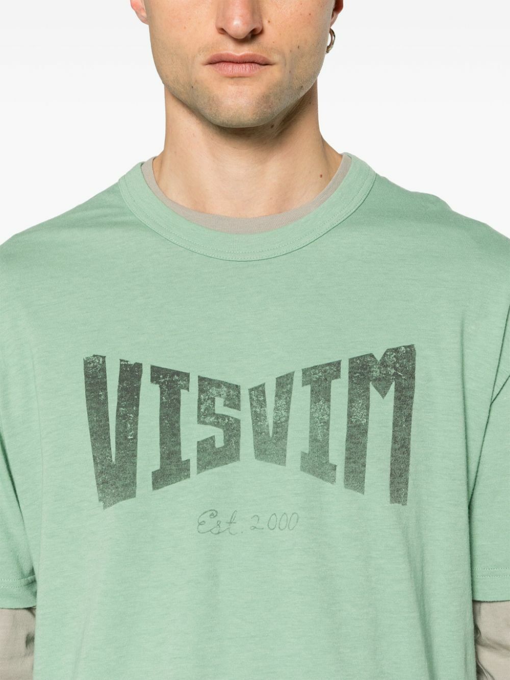 Visvim Green Heritage Logo-Print T-Shirt Visvim