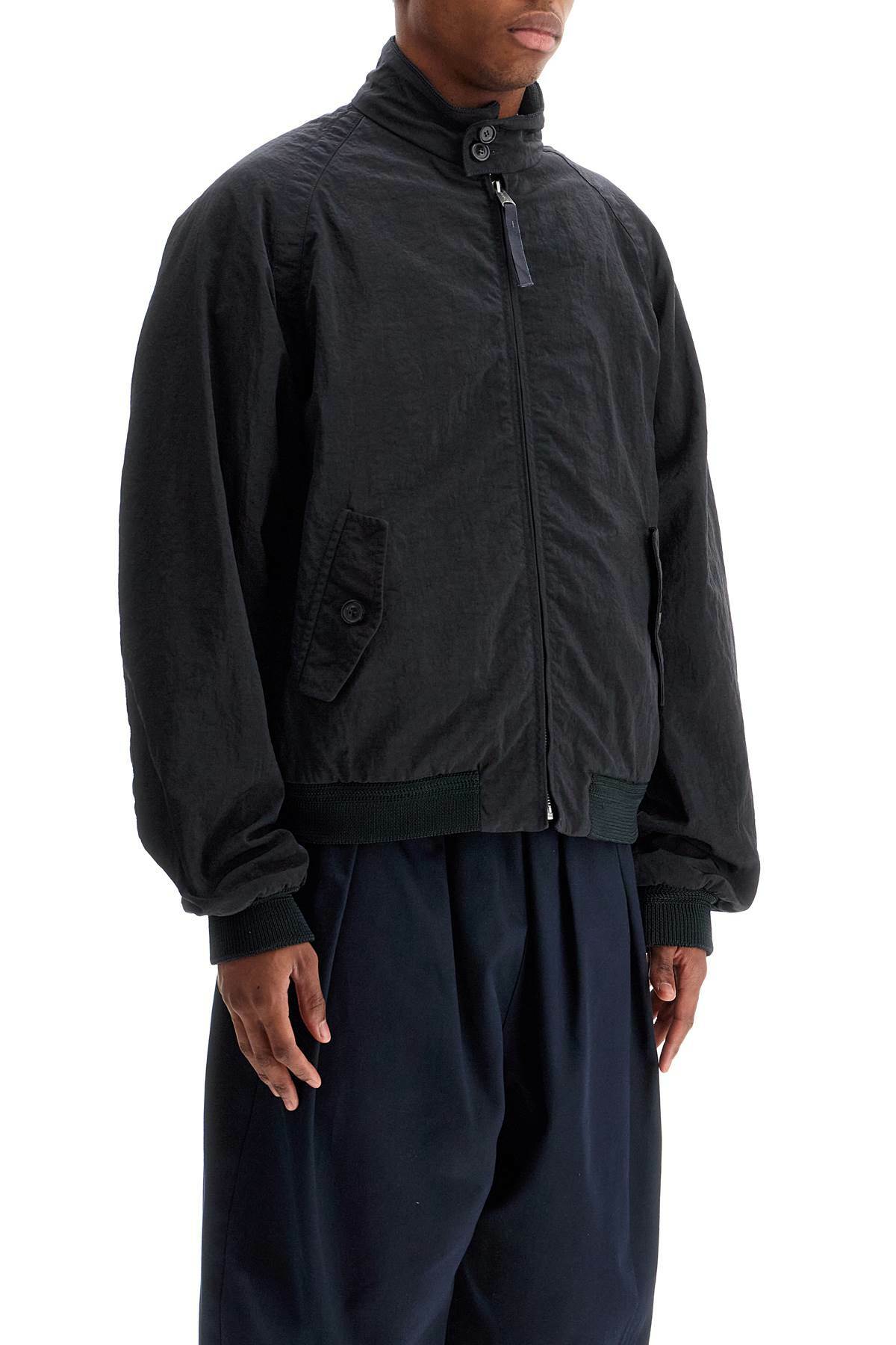 MAISON MARGIELA technical fabric bomber jacket Blue Maison Margiela