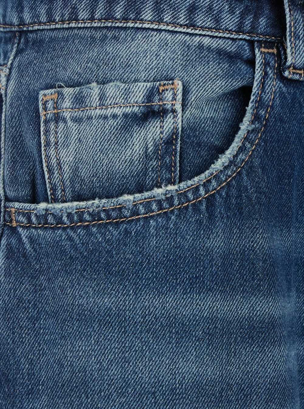 Icon Denim bea Blue Jeans With Belt Loops And Logo Patch On The Rear In ...