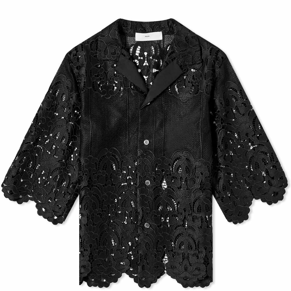 Toga Pulla Women's Lace Shirt in Black Toga Pulla