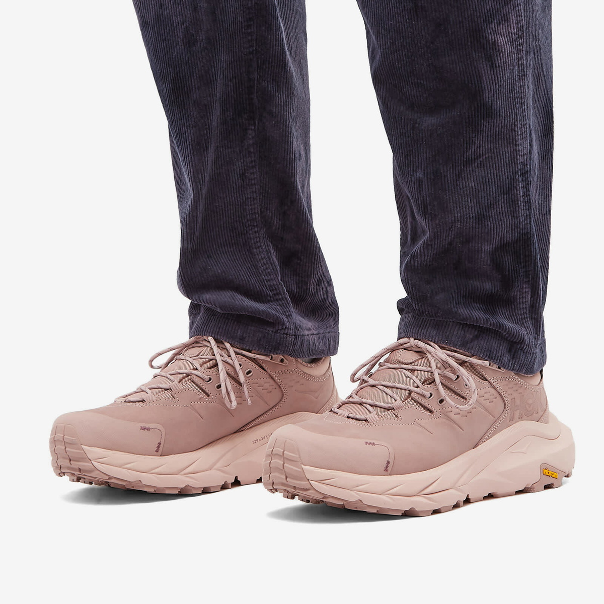 Hoka One One Kaha 2 Low GTX Sneakers in Pale Mauve/Peach Whip Hoka One One